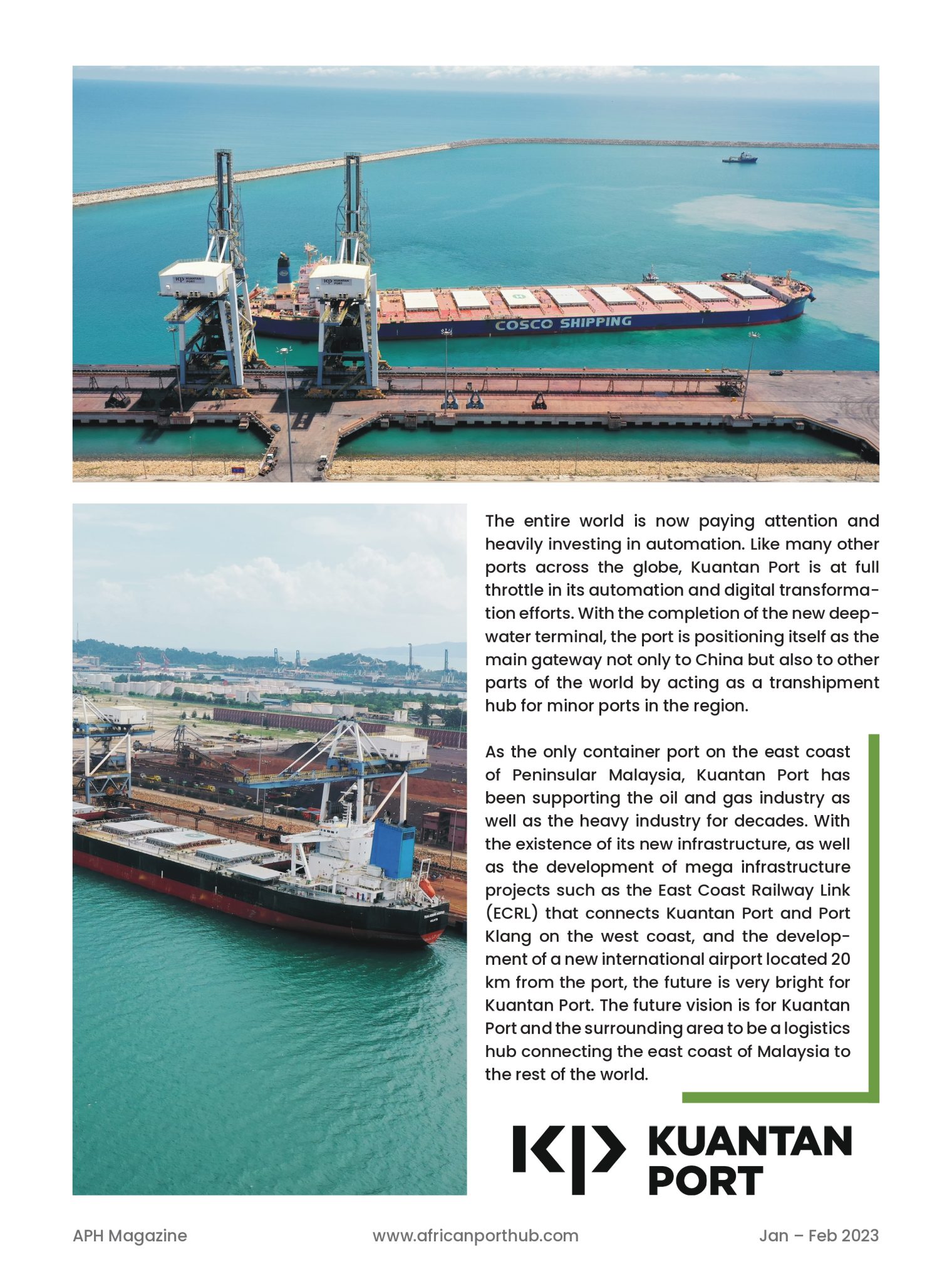 Bigger and Better —Transforming Kuantan Port into a Modern and ...